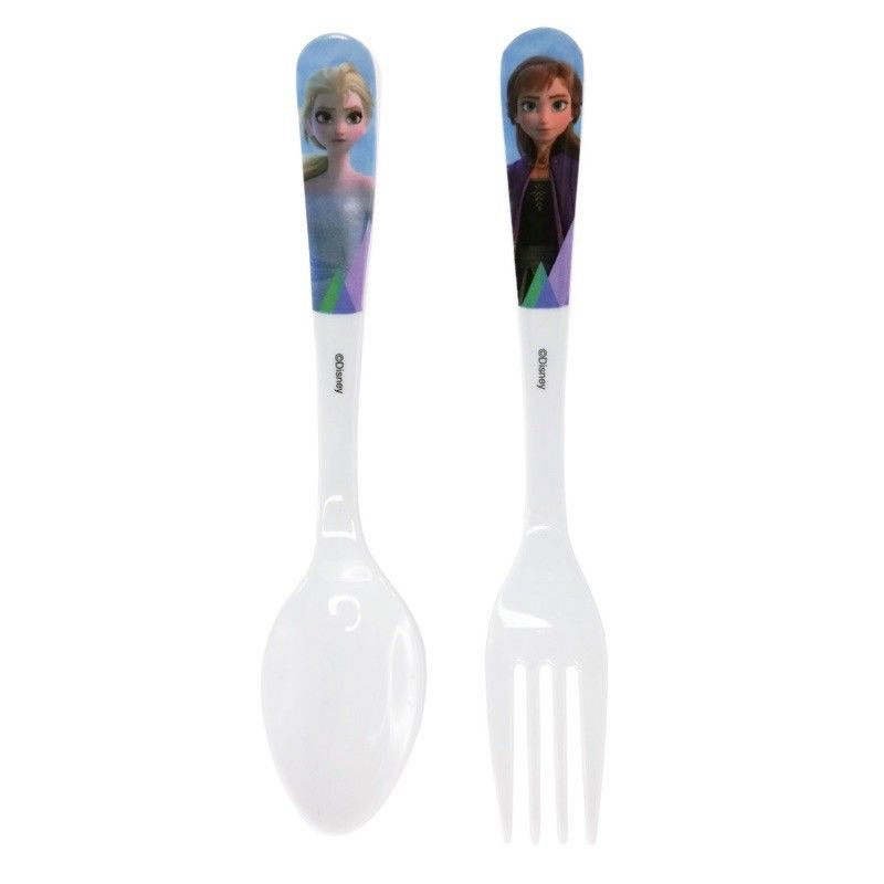 🔥FAST SHIPPING🔥DISNEY FROZEN 2 MELAMINE FORK & SPOON SET🥄🍴👶🧸 | Shopee ...