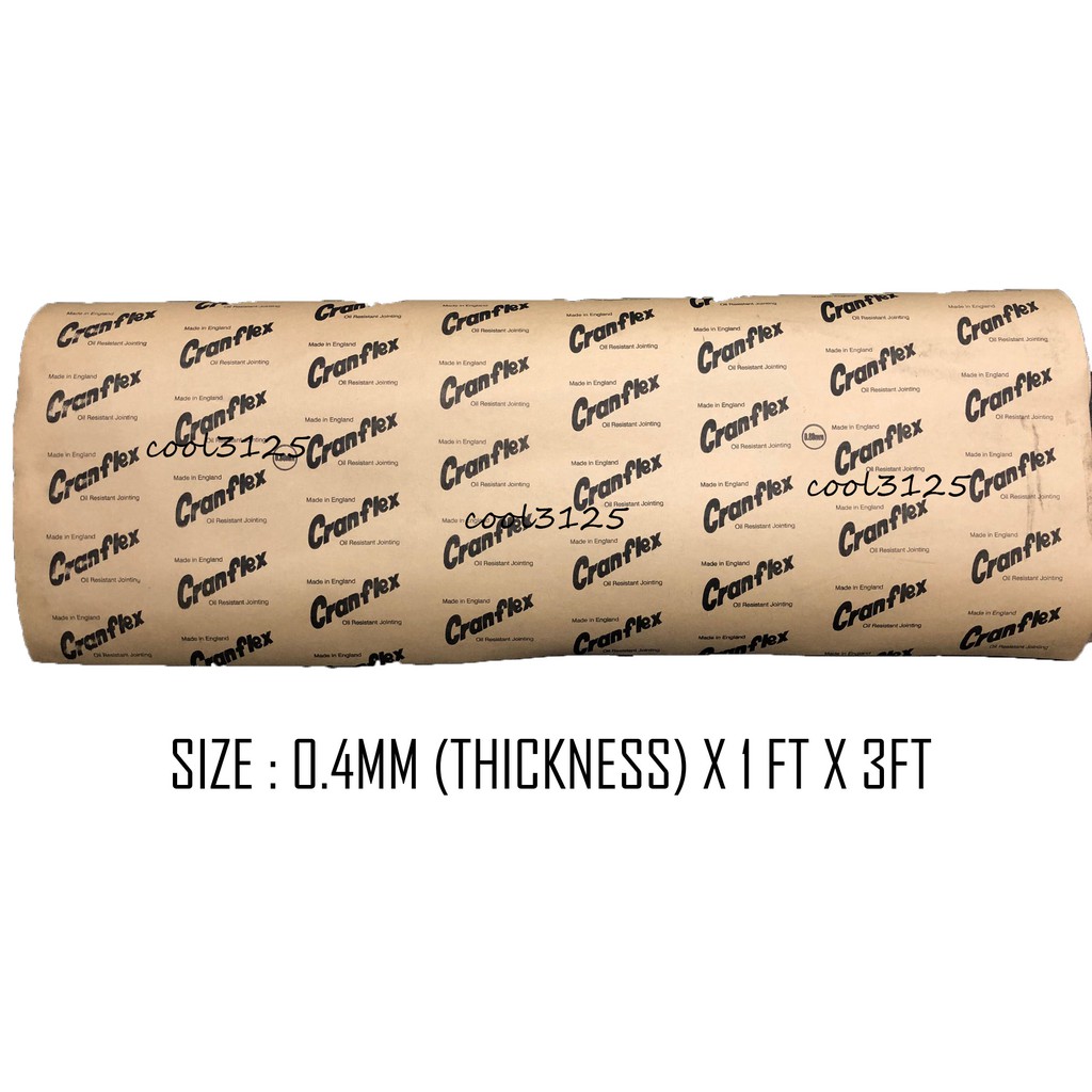 CRANFLEX Gasket Paper 0.4mm 0.8mm Made In England Petrol Oil Fuel ...
