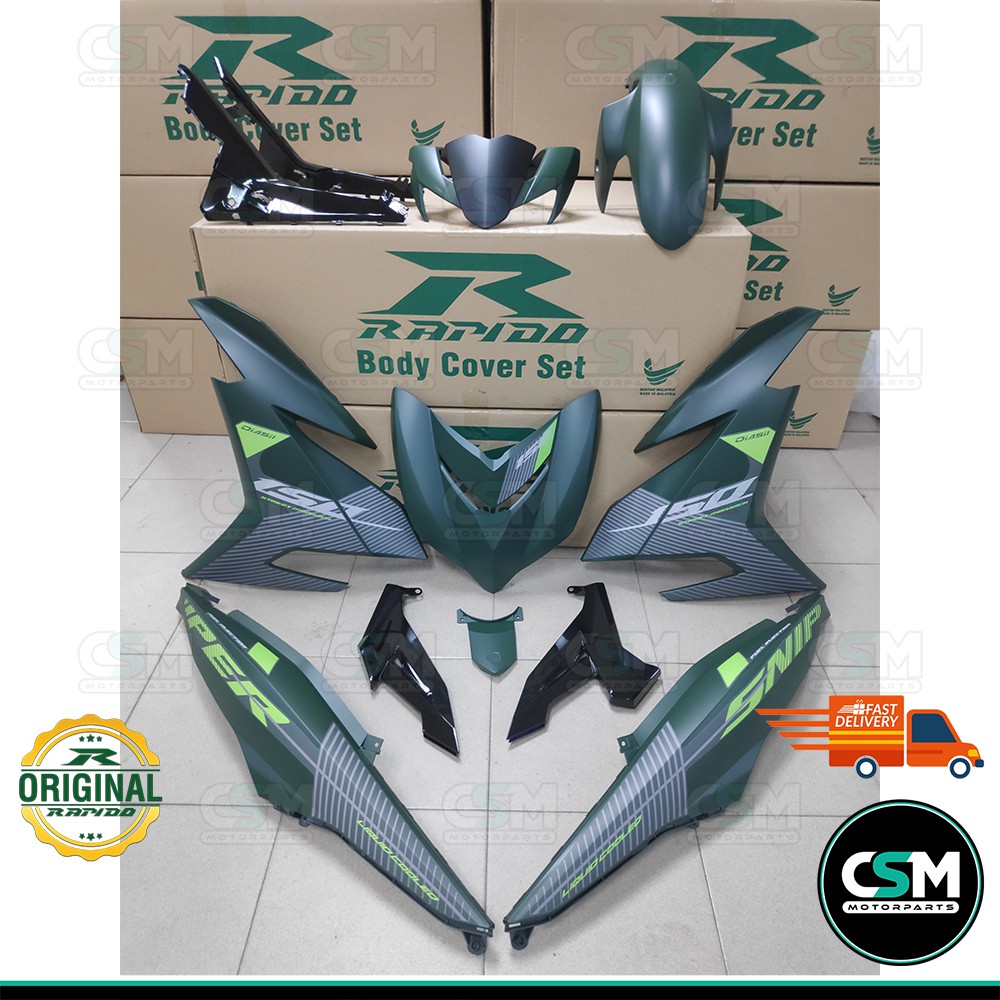 [READY STOCK] Coverset Bodyset Yamaha SNIPER Y15 Y15ZR V1 V2 Yellow ...