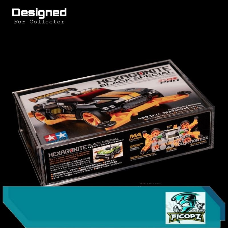 ACRYLIC TRANSPARENT BOX FOR TAMIYA MINI4WD (PREORDER) | Shopee Malaysia