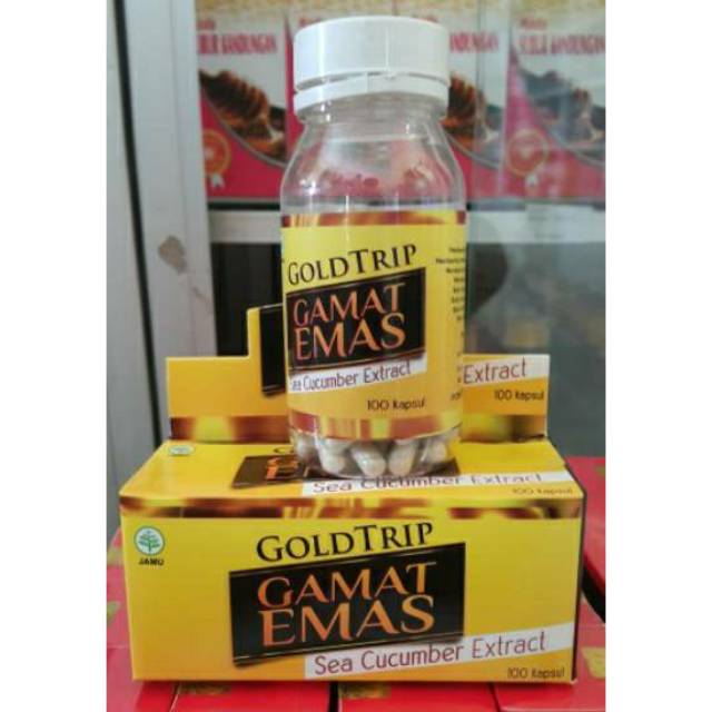 Gamat Emas Gold Trip Jelly Capsules Gamat Emas Goldtrip Sea Cucumber ...