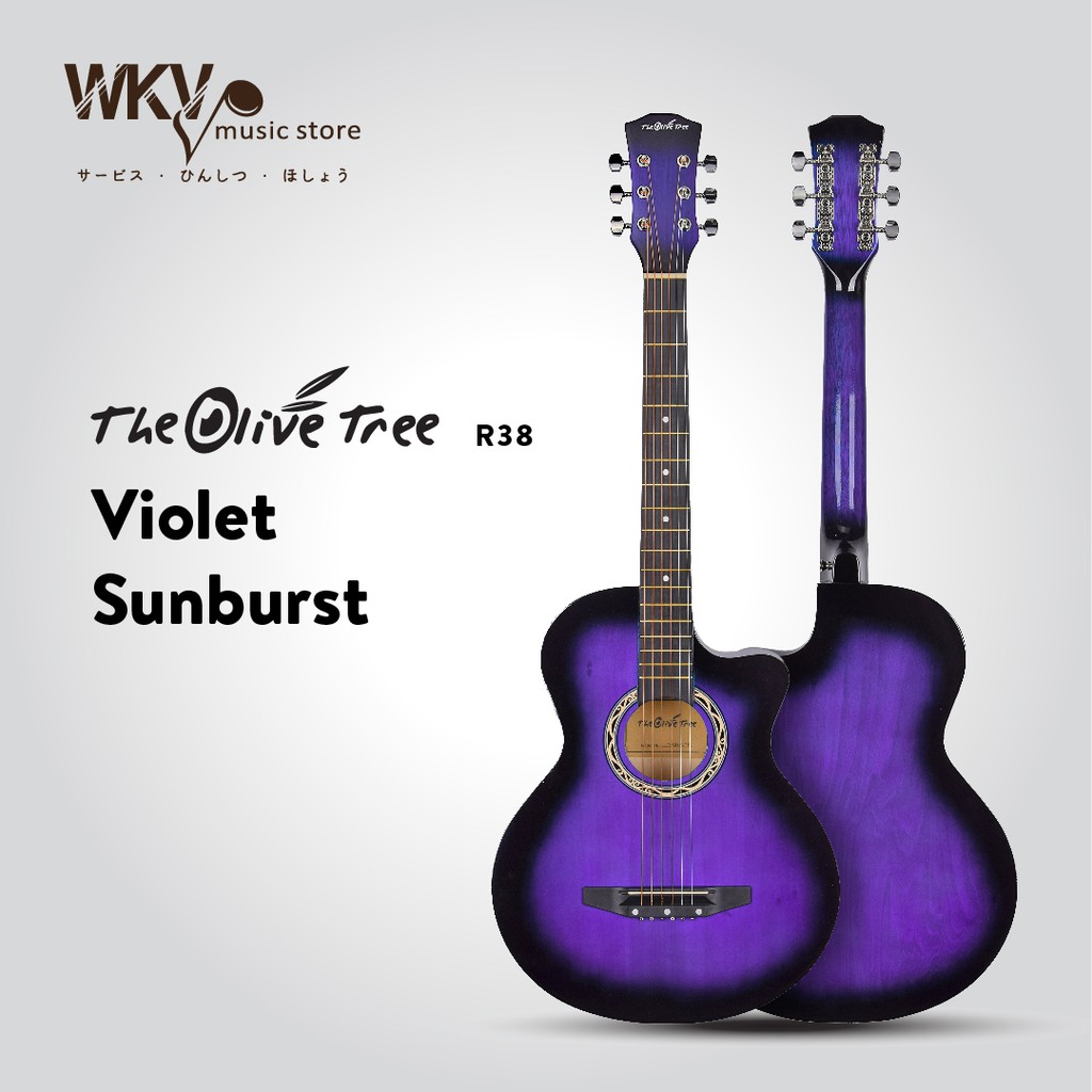 38 inch Acoustic Guitar Package (COMBO Set/ Gitar Akustik/ Standard ...