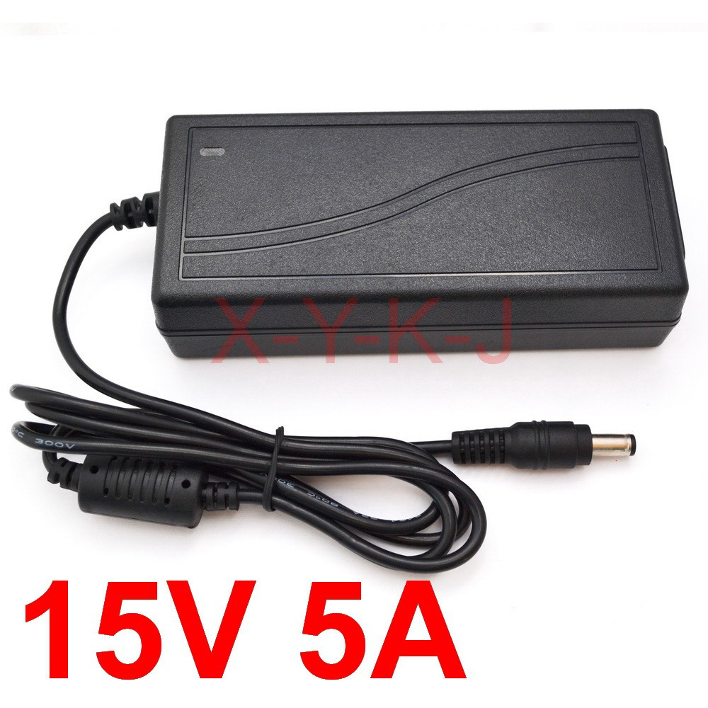 15V 5A High quality IC solutions AC 100V-240V DC 15V 5A Switch power supply 75W LED adapter ...