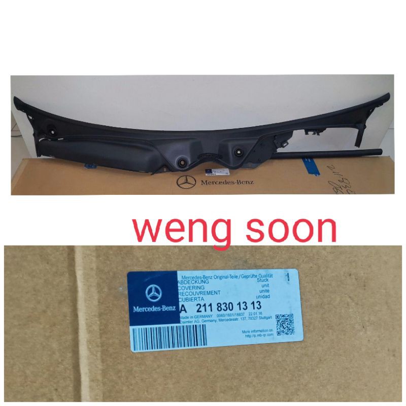 Mercedez--benz W211 front wiper panel cover (original) | Shopee Malaysia