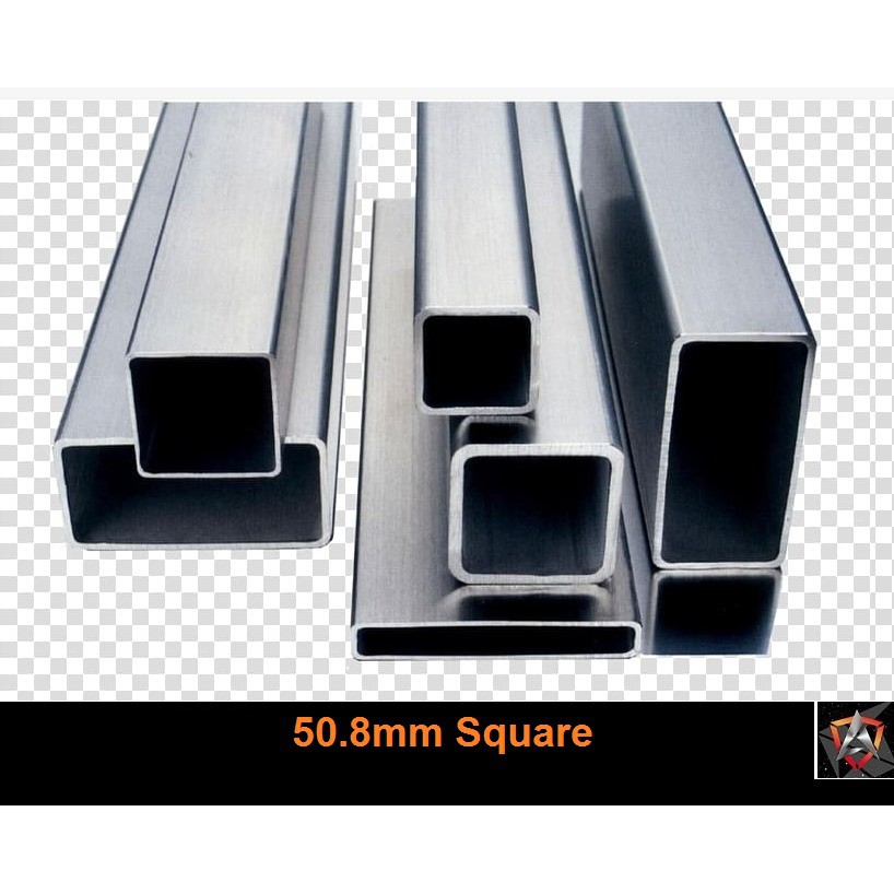 50.8mm (2") Square Stainless Steel S304 BA Square / Hollow / Pipe ...