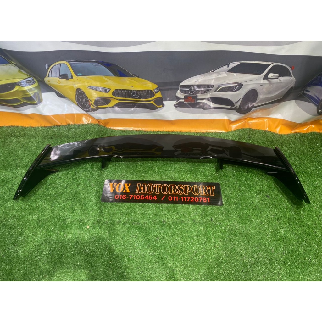 1 mercedes benz a class w176 spoiler a45 gloss black abs fit untuk add ...