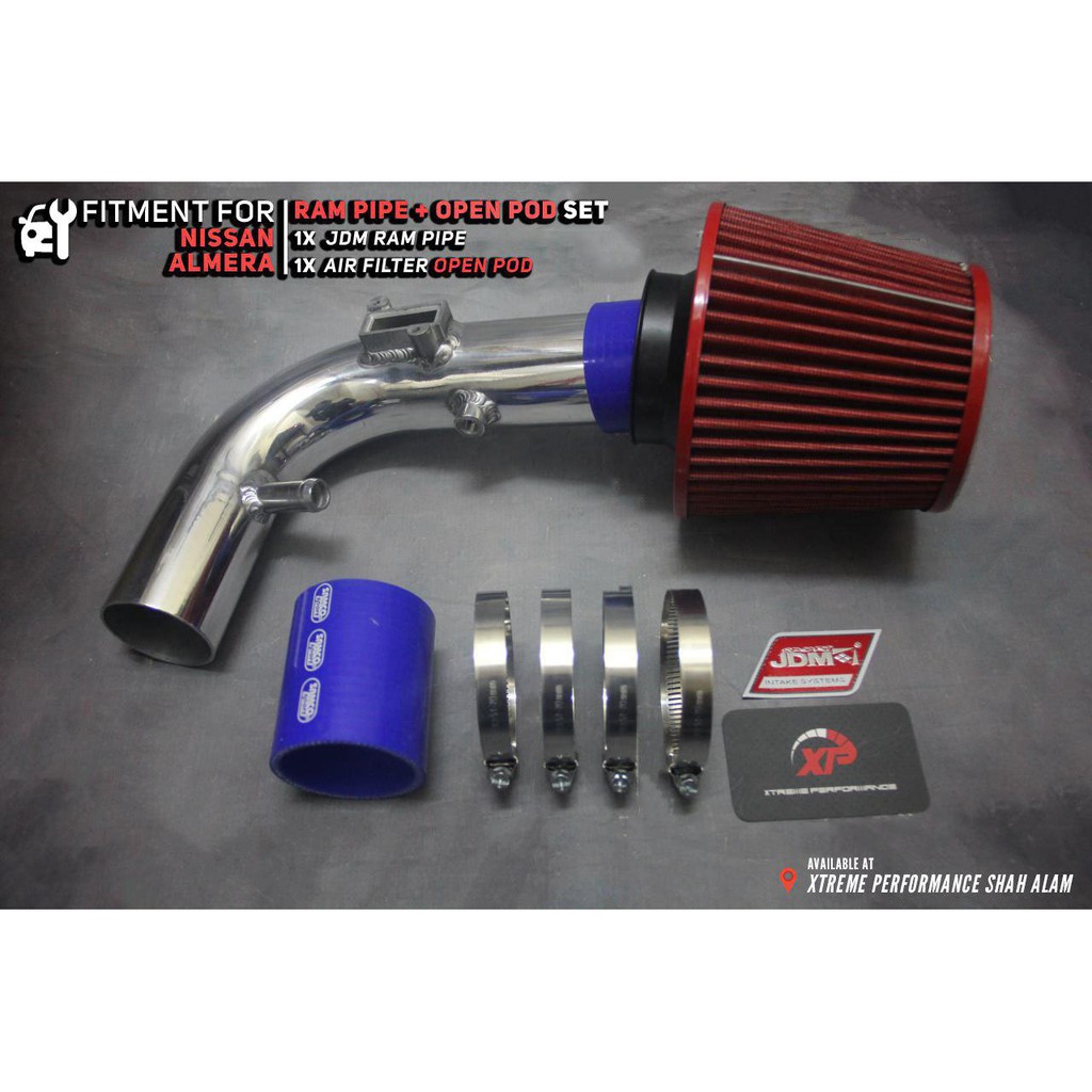 REM PIPE WITH FILTER 2.00" NISSAN ALMERA JDM CHROME | Shopee Malaysia