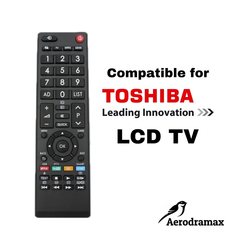 L890 V Smash Simple Setup Lcd Tv Remote Control For Toshiba Shopee