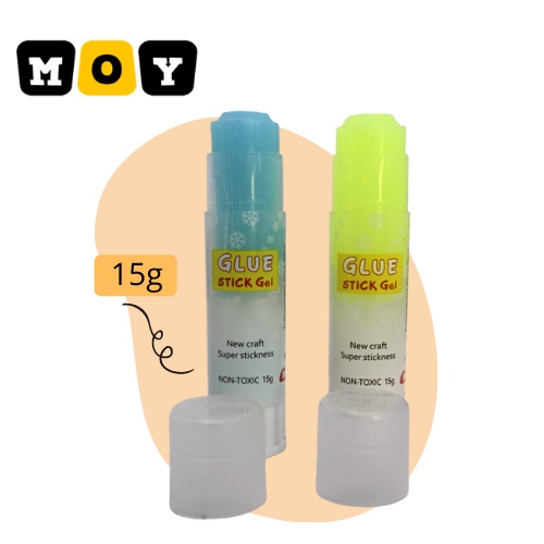 MoY Glue Stick 15g Neon Blue Neon Yellow | Shopee Malaysia
