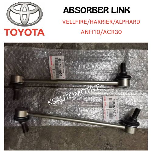 ORIGINAL TOYOTA ABSORBER LINK FRONT TOYOTA VELLFIRE /ALPHARD ANH10 ...
