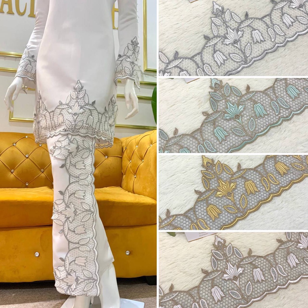 🌺SULAM KERAWANG🌺BORDER LACE SIMPLE SESUAI UNTUK BAJU NIKAH KLASIK ...