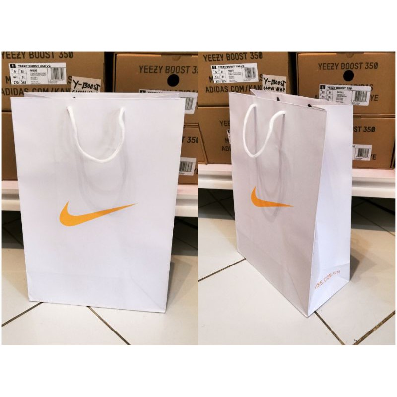 NIKE PAPER BAG (WHITE) | Shopee Malaysia