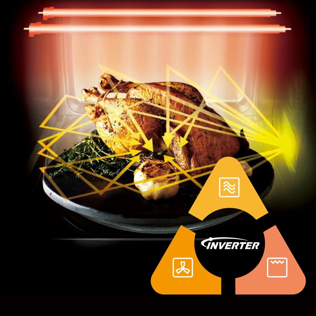 PANASONIC NN-CD87KS Microwave Oven 34L 30 MENUS NN-CD87KSMPQ Convection ...