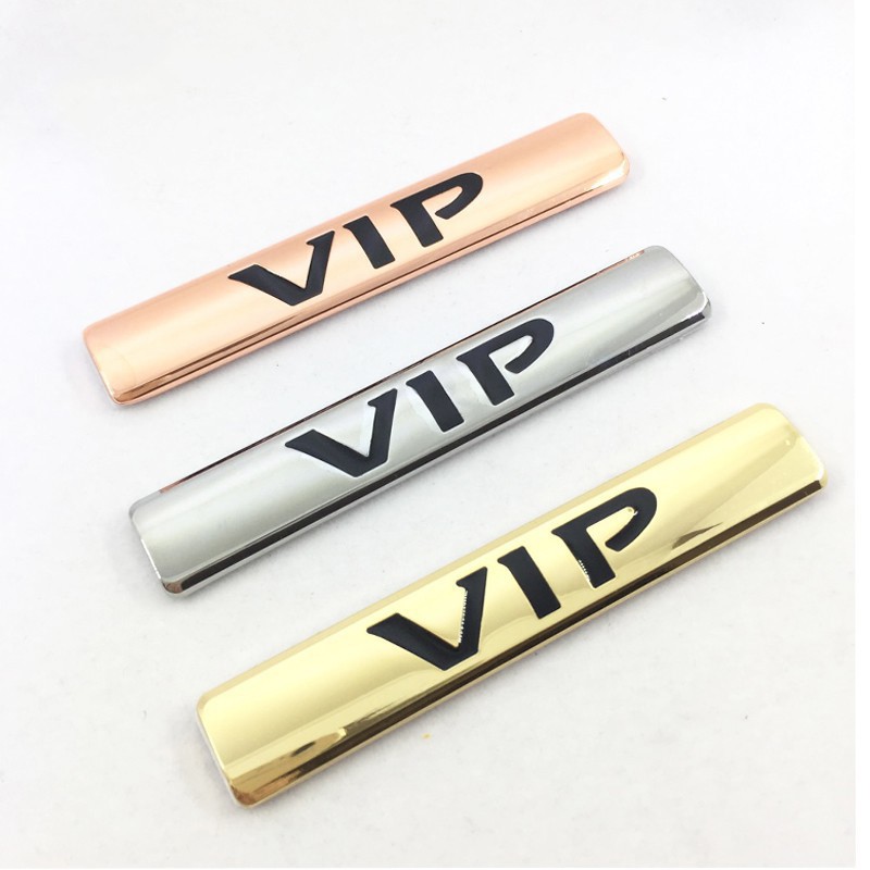 1 x Metal VIP Logo Car Auto Truck Badge Sticker Emblem Decal | Shopee ...