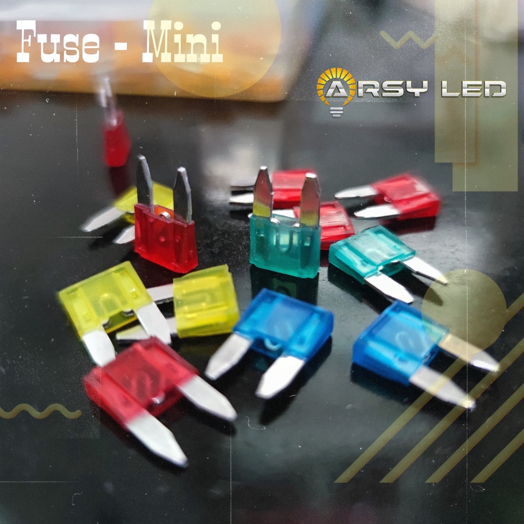 Fuse fuse small mini blade fuse plug ATC car motor 5A 10A 15A 20A 25A ...