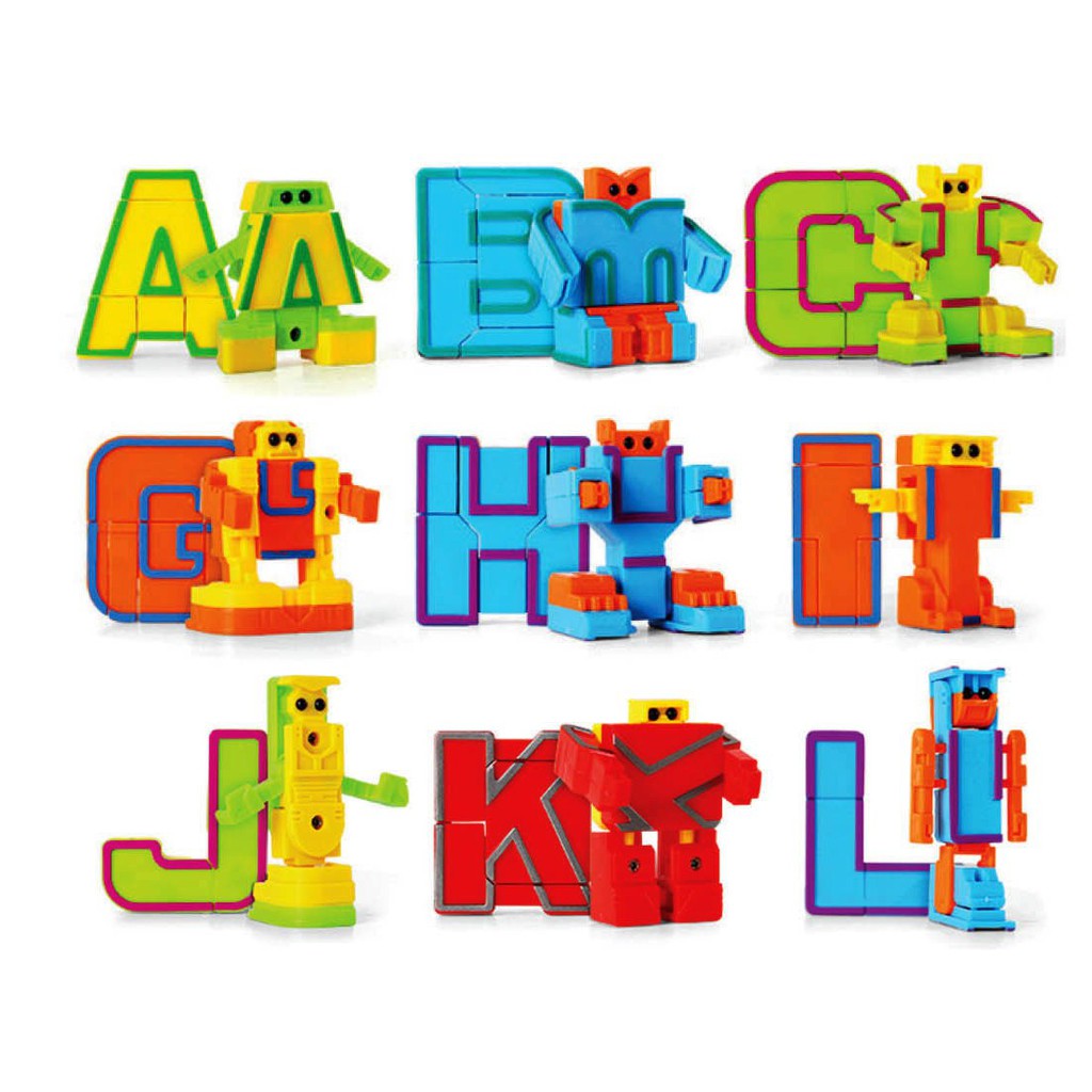 26 PCS ALPHABET ROBOTS LEARNING SET (READY STOCK) | Shopee Malaysia