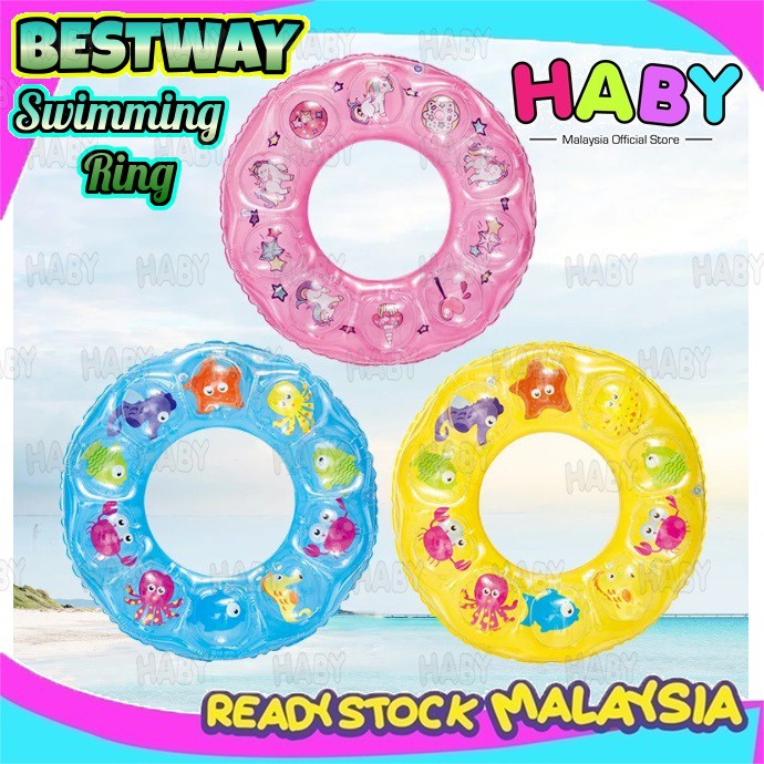 🎉MEGA SALE🎉HABY X BESTWAY Swimming Ring Floating Kids Inflatable ...