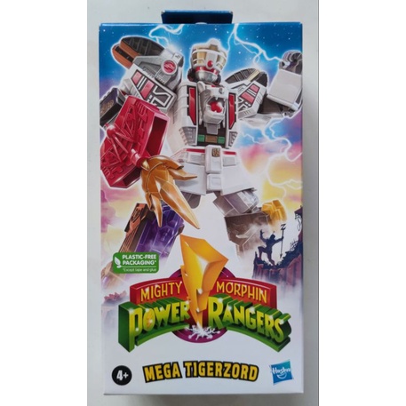 Power Rangers Retro Dragonzord Black Gold Mega White Tigerzord Dino ...