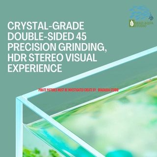 AQUARIUM Fish Tank Crystal Clear Tank Shallow Tank 30CM/ 36CM/ 40CM ...