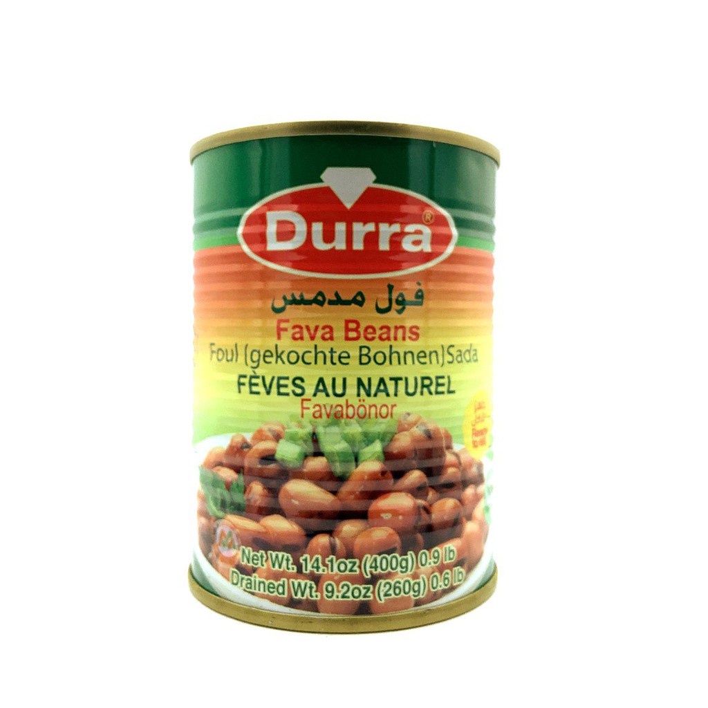Durra Foul Medammes Original | Fava Beans | Kacang Pool 400g | Shopee ...