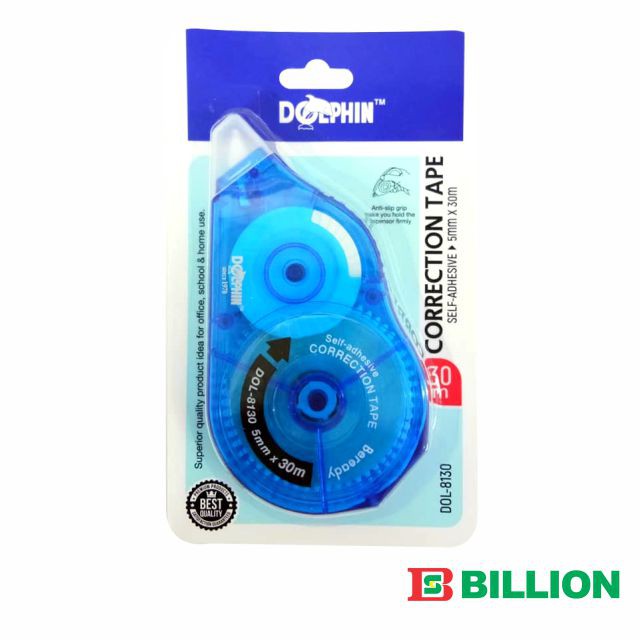 DOLPHIN Correction Tape (30m) | Shopee Malaysia
