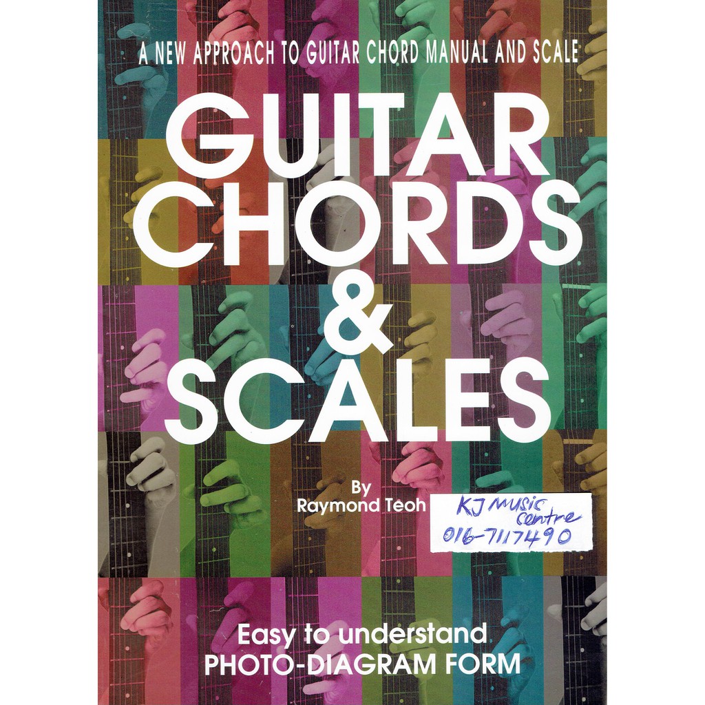 Guitar Chords & Scales | Raymond Teoh | Chord Book Buku Guitar | Shopee ...