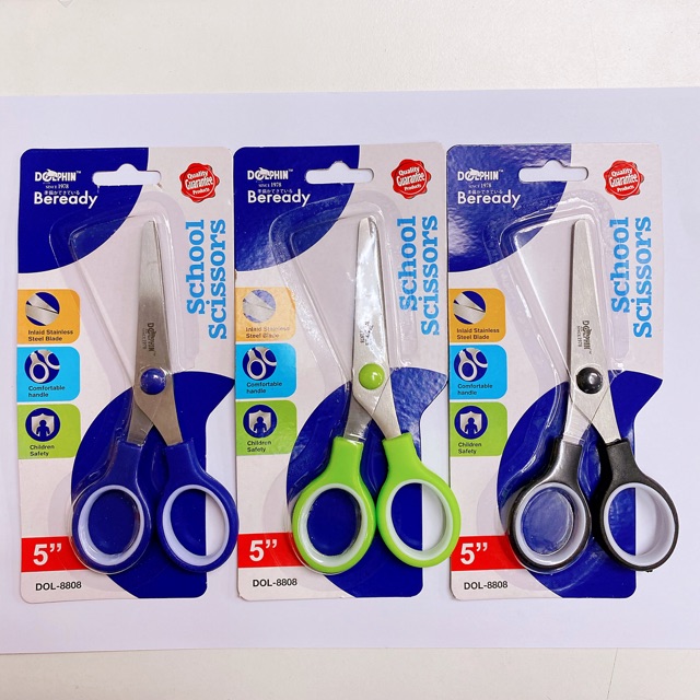 Dolphin Scissors 5” / Gunting 5” Stainless Steel DOL-8808 / School ...