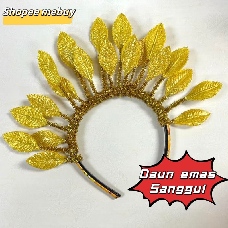 🇲🇾Daun/bunga emas merdeka | Rantai emas| Daun hiasan | Daun emas ...