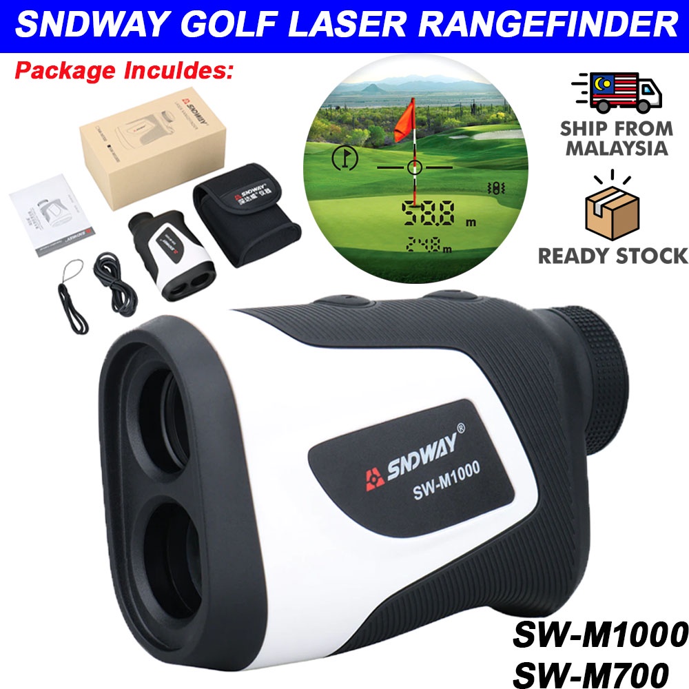 SNDWAY Laser Rangefinder Distance Meter Telescope Professional Golf Range Finder 500M-1000M ...