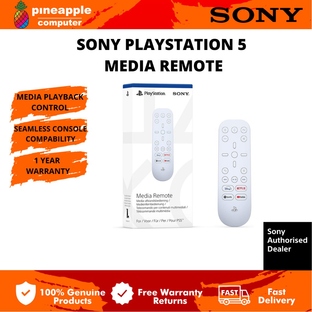 PS5 Media Remote | Control all your PS5 entertainment | PlayStation ...