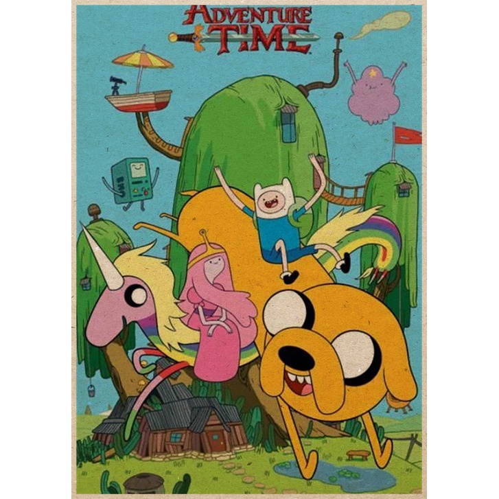 Children's Animation Poster Collection Adventure Time with Finn and ...