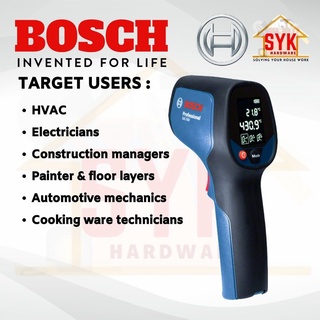 SYK Bosch GIS500 GIS 500 Digital Temperature Scanner Thermometer ...