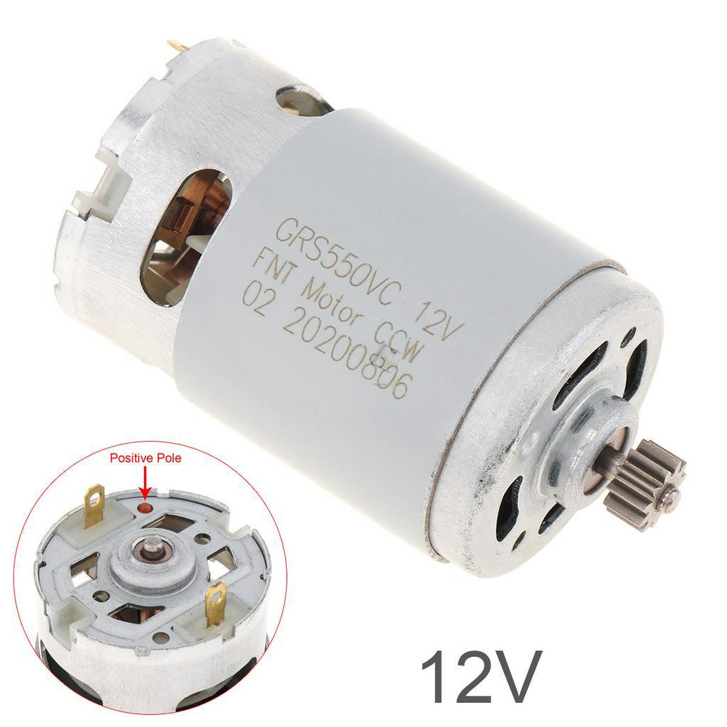 12V DC Motor with Torque Gear Box for Cordless Drill Screwdriver ...