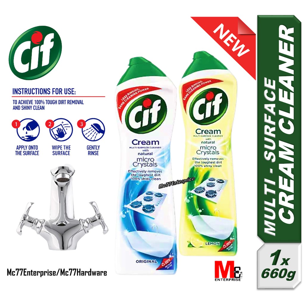 Cif Cream Multi-Surface Cleaner 500ml -READY STOCK | Shopee Malaysia