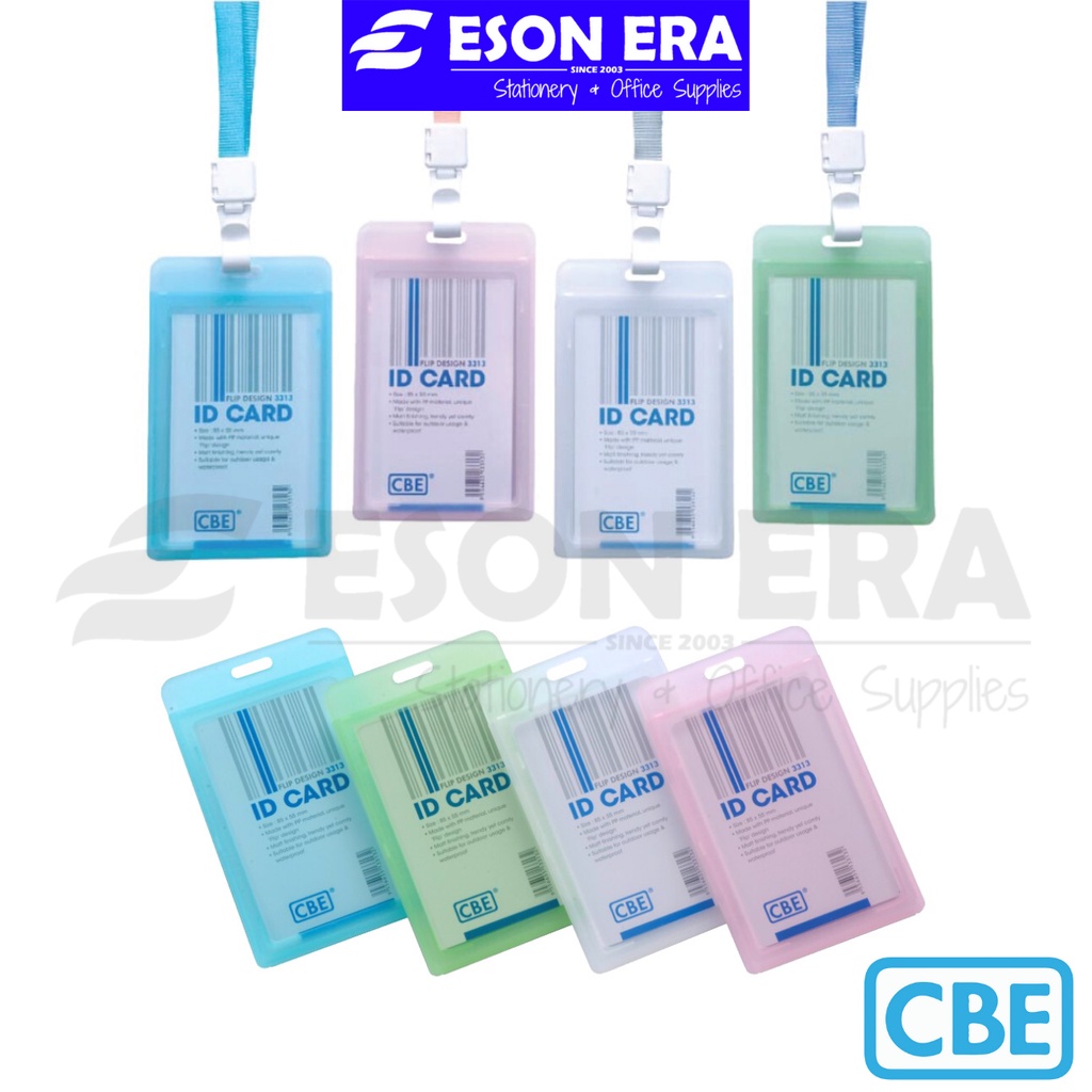 CBE ID Card Holder 3313 Flip Design / Lanyard / ID Card / Name Badge ...