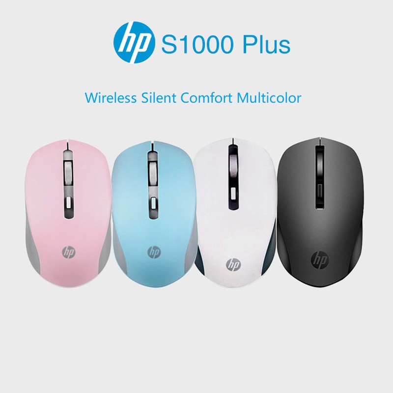 HP S1000 Plus 2.40Ghz 1600 DPI Silent Wireless Mute Mouse Original ...