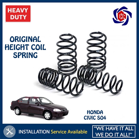 Original Standard Height Heavy Duty Coil Spring Honda Civic SO4 S04 SR4 ...