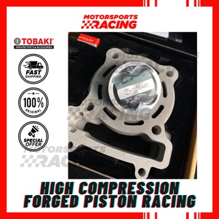 Y15ZR/LC135/FZ150 57MM DOME👈 TOBAKI RACING FORGED PISTON DOME (RIK RING SET) YAMAHA Y15 ZR LC ...