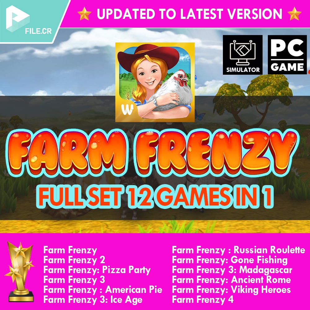 FARM FRENZY MEGAPACK [𝐏𝐂 𝐏𝐔𝐙𝐙𝐋𝐄 𝐆𝐀𝐌𝐄] [𝐏𝐂 𝐃𝐈𝐆𝐈𝐓𝐀𝐋 𝐃𝐎𝐖𝐍𝐋𝐎𝐀𝐃] [𝐎𝐅𝐅𝐋𝐈𝐍𝐄 ...