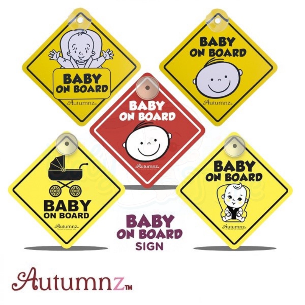Baby On Board Sign Various Design | Shopee Malaysia