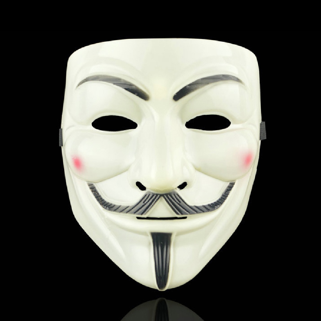 (hotsale) Anonymous Cosplay Mask V Vendetta Mask Guy Fawkes Masquerade ...