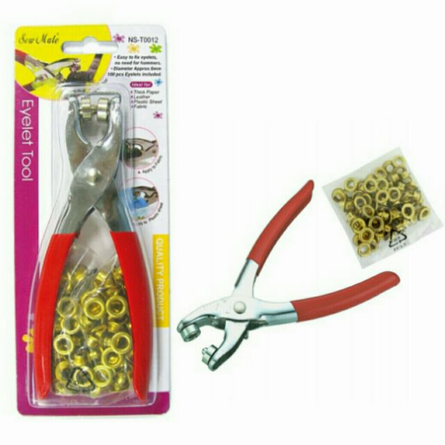Eyelet Plier - Sew Mate Taiwan (6mm Eyelets) | Shopee Malaysia