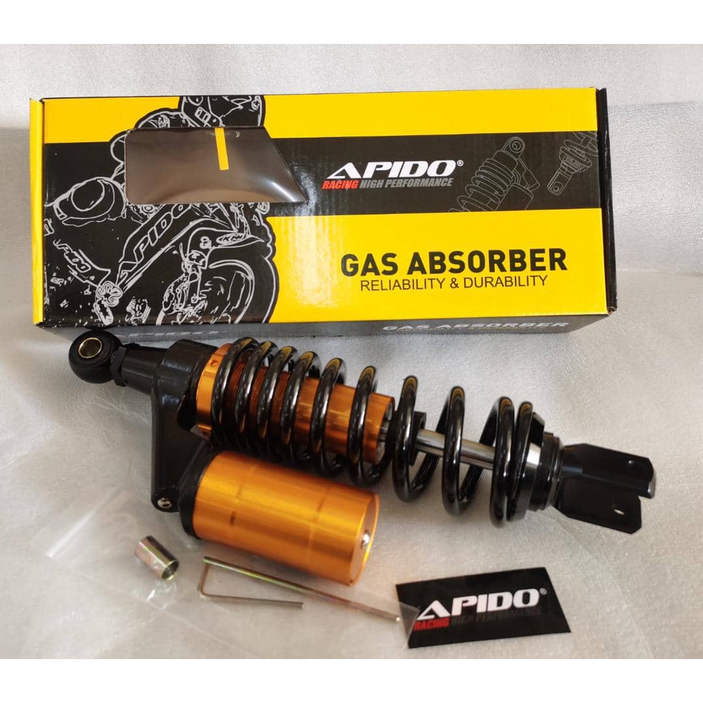 GAS MONOSHOCK / ABSORBER APIDO ( MIT 031N ) 305 MM FOR ALL SCOOTER ...