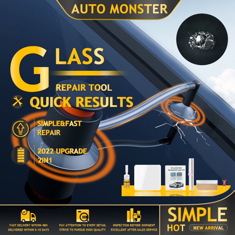 Upgrade Gam Cermin Kereta Retak Nano Windscreen Repair Kit Vacuum ...