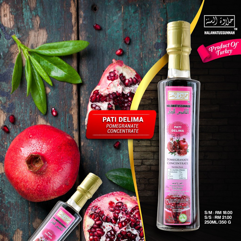 HALAWATUSSUNNAH PATI DELIMA 250ML | Shopee Malaysia