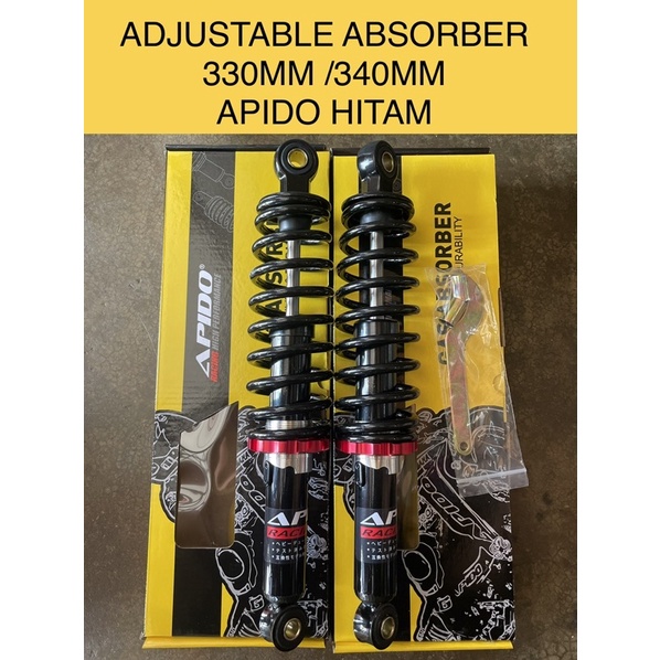 ADJUSTABLE ABSORBER BELAKANG 330MM 340MM APIDO KYB FOR HONDA EX5 DREAM ...