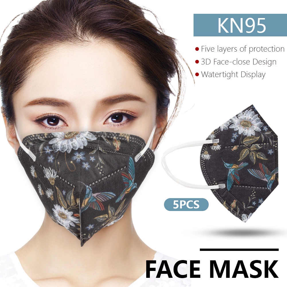 5Pcs/Pack Unique Disposable Face Masks For Personal Protection Safety ...