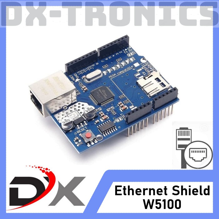 Ethernet Shield W5100 LAN Arduino Compatible | Shopee Malaysia