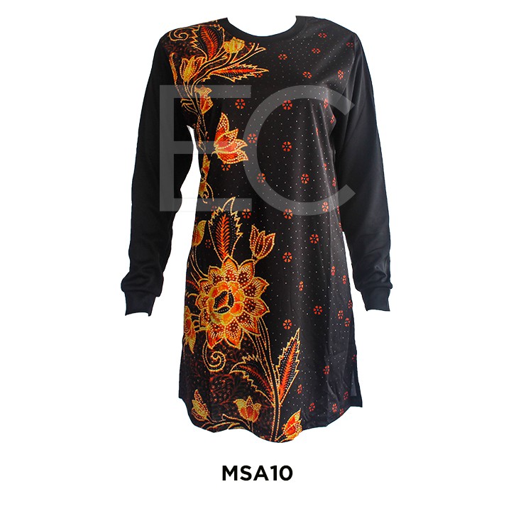 Muslimah Jersey Design Menarik Perempuan Lengan Panjang / Muslimah ...