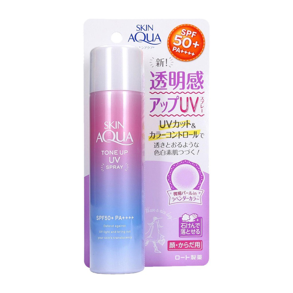 Sunplay Skin Aqua Tone Up UV Spray SPF50+ (70g) | Shopee Malaysia